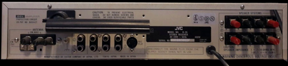 stereonomono - audio Hi Fi Compendium - 14 years on-line: JVC R-2X receiver