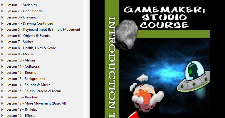 GameMaker Studio: GameMaker Studio Course Space shooter Level 1