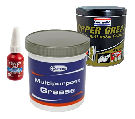 DiscoverThat - Journal: Grease and thread lock for my ride