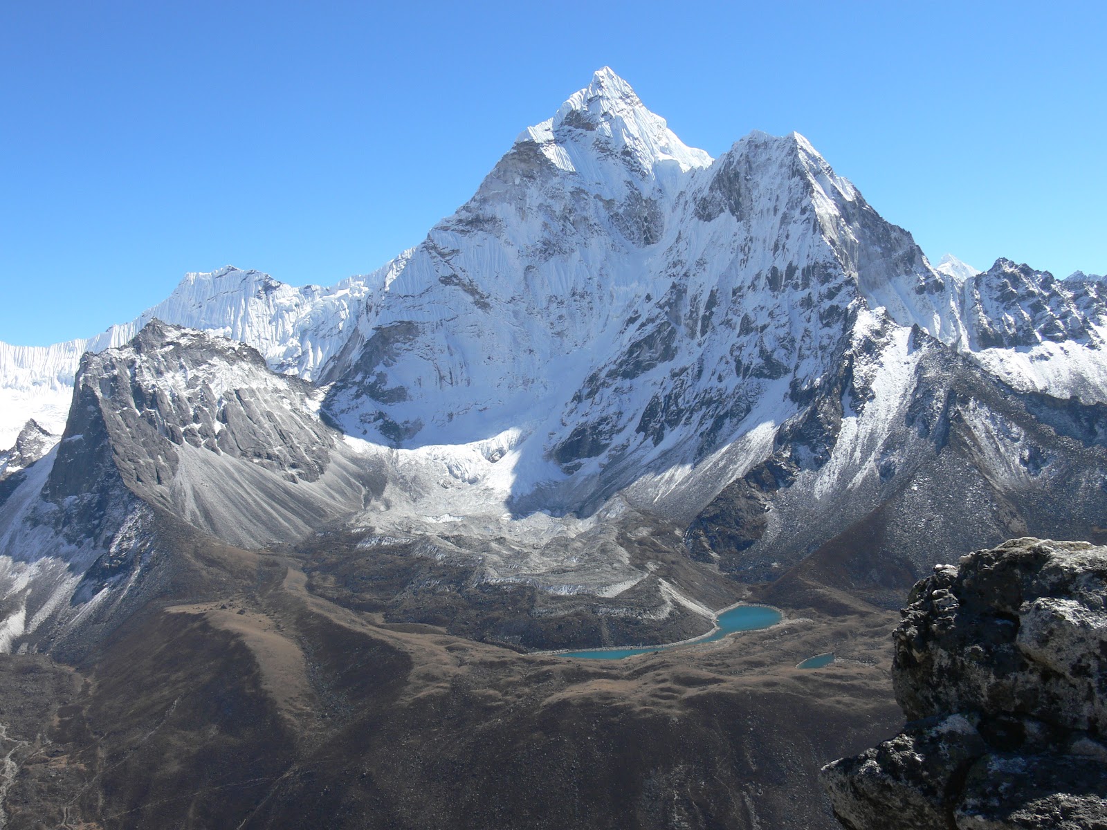 In two places at once: Like A VIRGIN - AMA DABLAM.