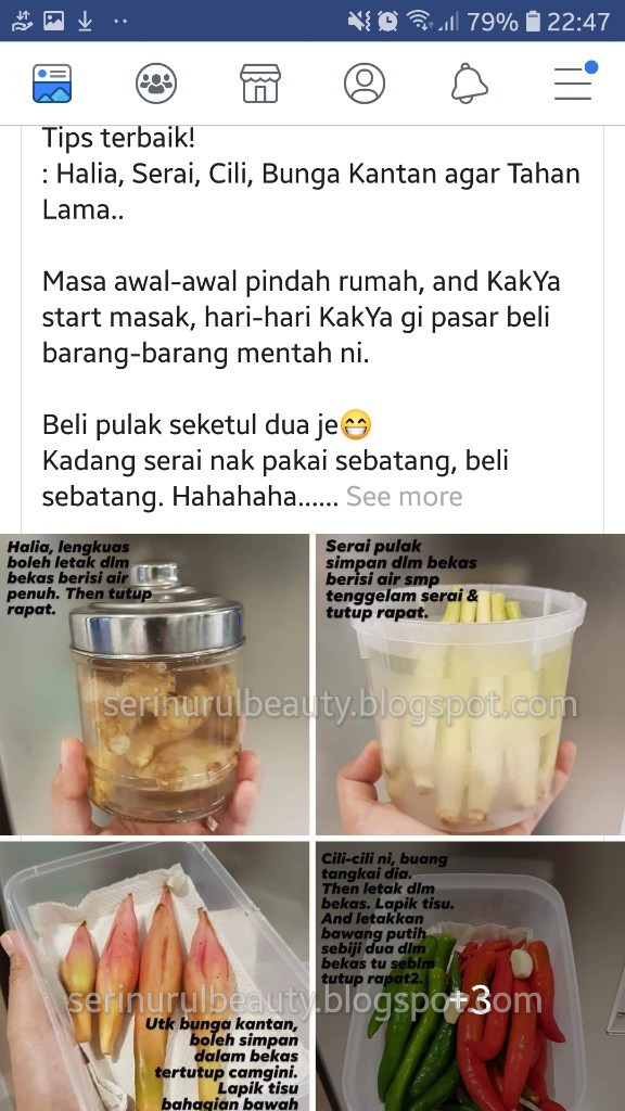 Healthy Nurul Beauty: Tips alternatif untuk bahan basah masakan tahan ...