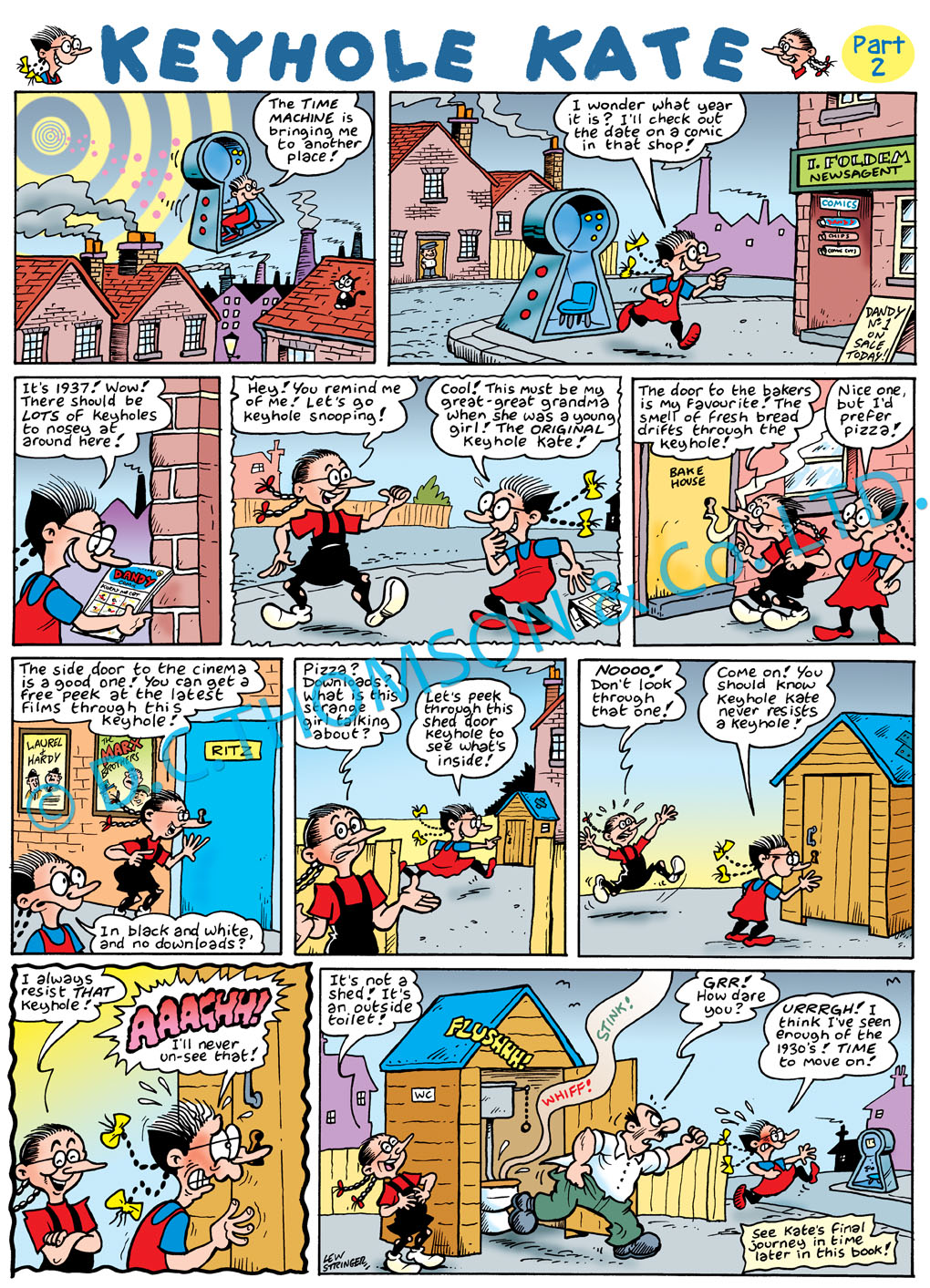 Lew Stringer Comics: Retro Kate!