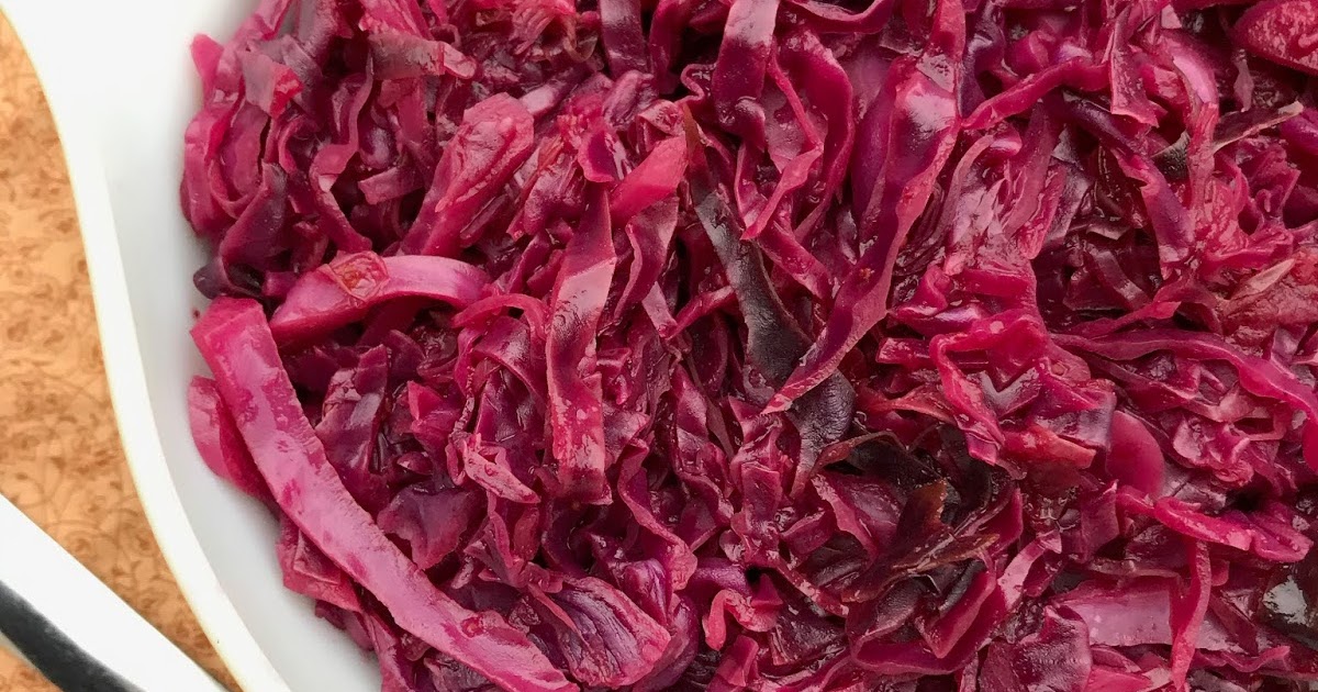 Savory Moments: Braised red cabbage with cranberries and maple