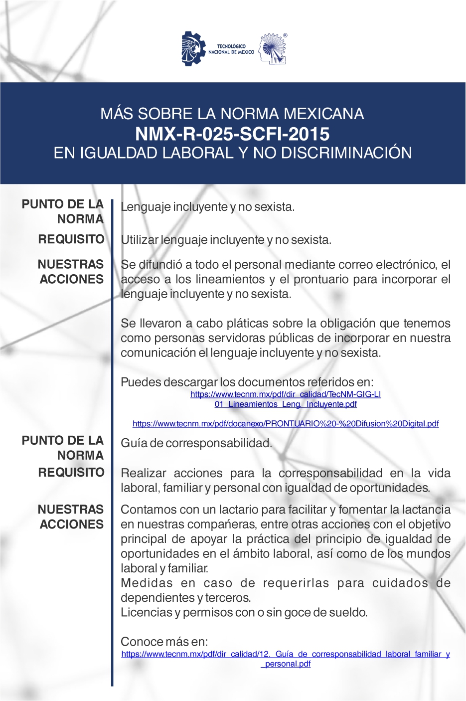 IT DE ZACATEPEC: MÁS SOBRE LA NORMA MEXICANA NMX-R-025-SCFI-2015 EN ...