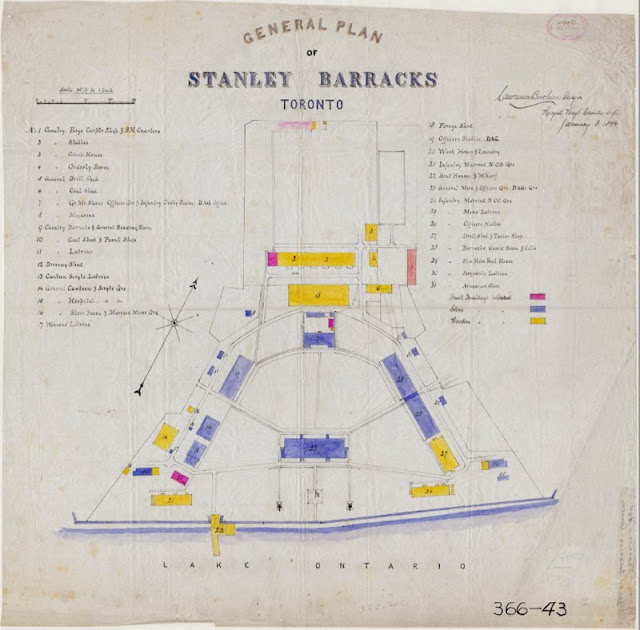 Fort York and Garrison Common Maps: 1894 Buchan: General Plan of ...