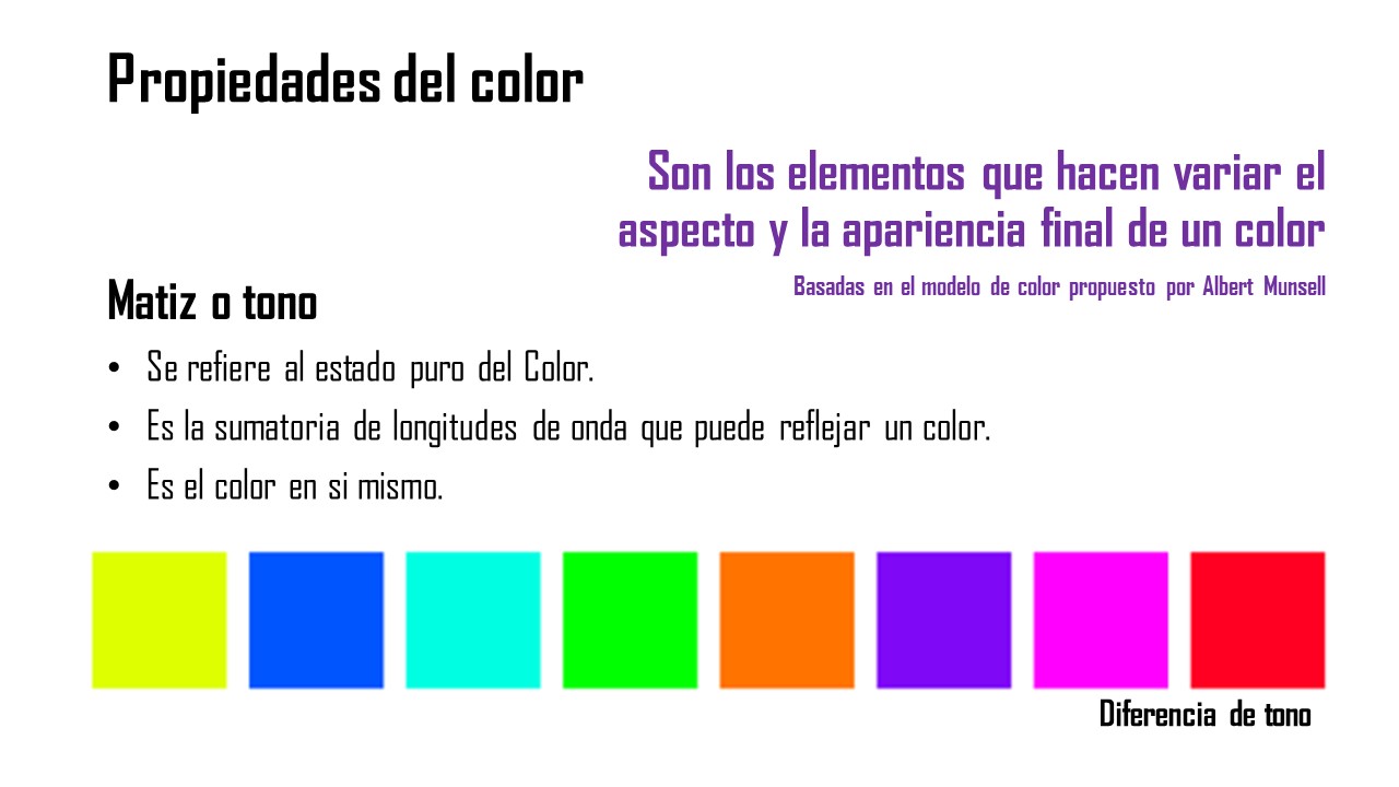 Propiedades del color
