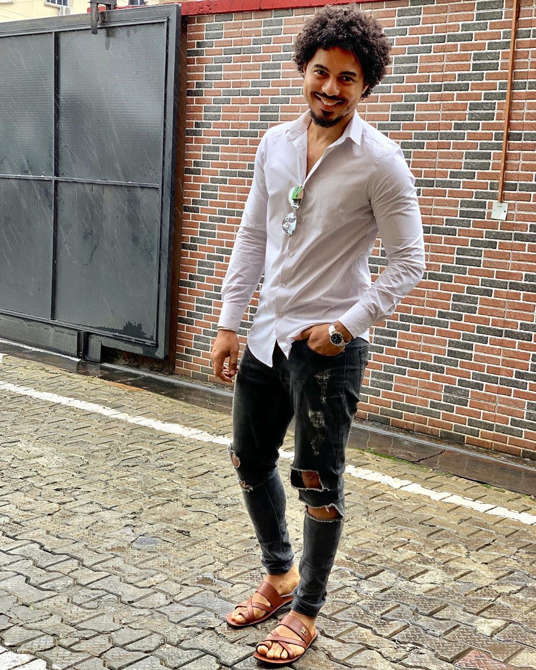 Hair, Hairstyle : Ben Lugo Touitou has curly natural hair. Ben Lugo ...