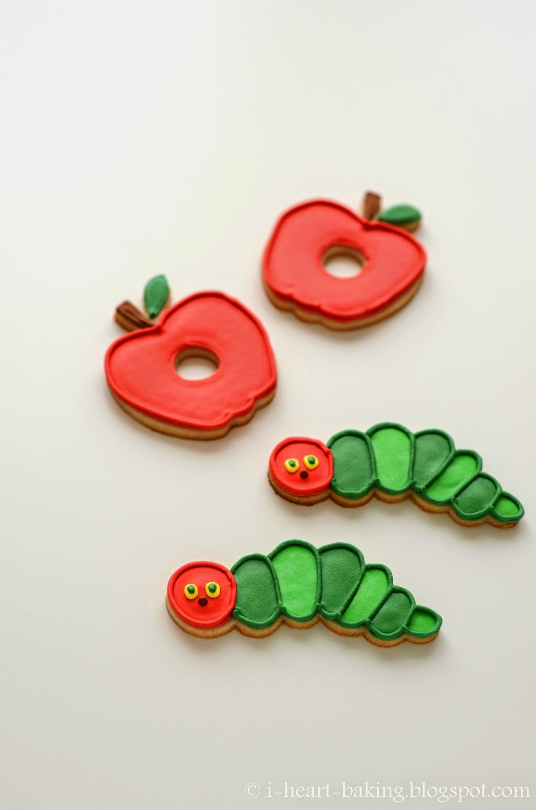 i heart baking!: very hungry caterpillar cookies