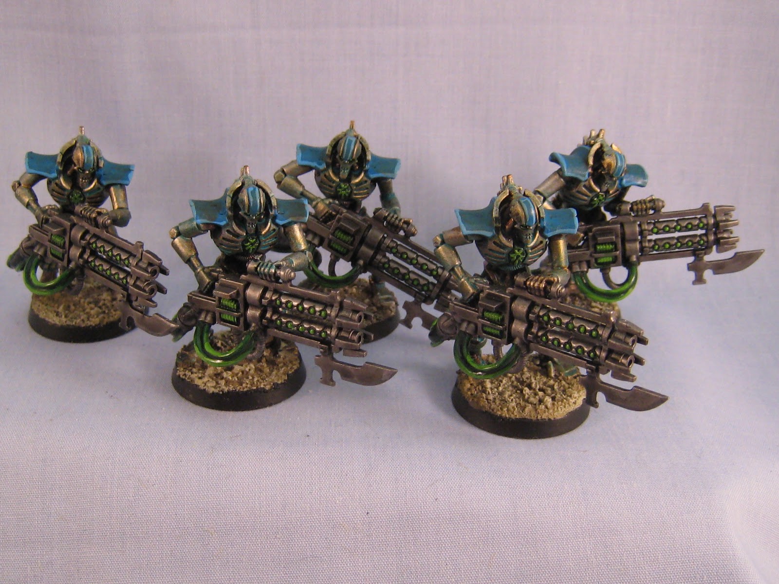 Brian Carlson Miniatures: Necrons Painted: Immortals, Warriors ...