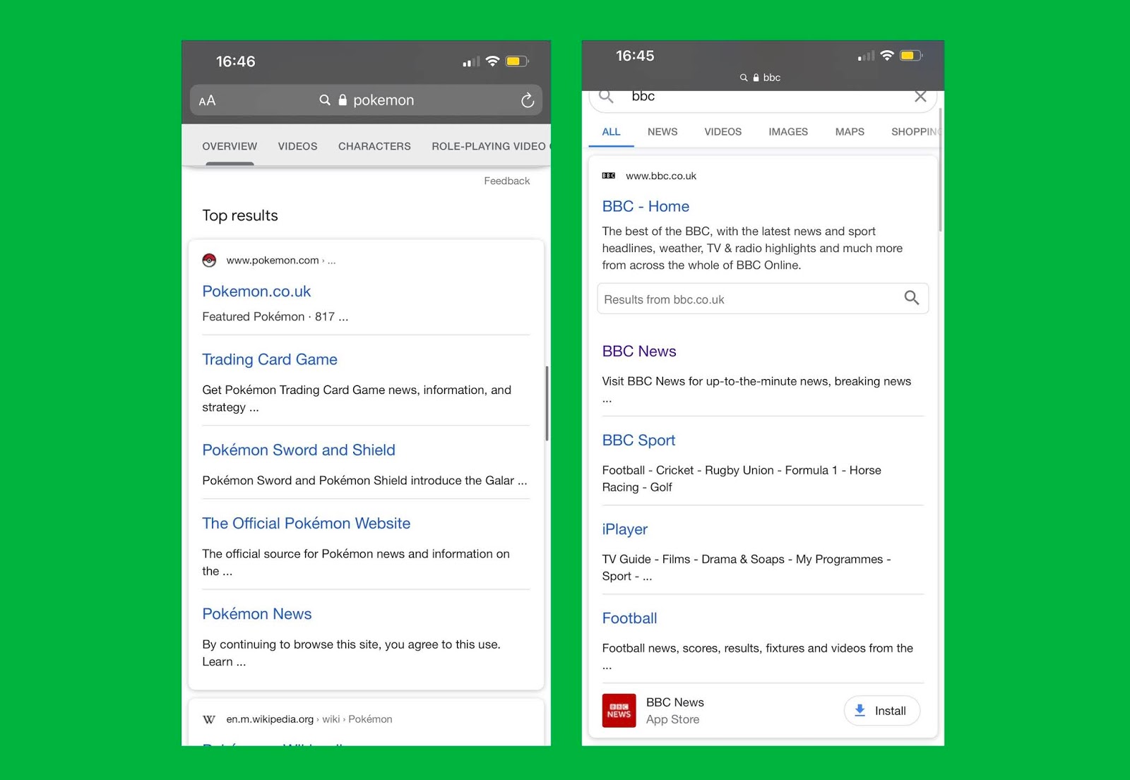 Google is testing new layout and design for their Sitelinks on Smartphones