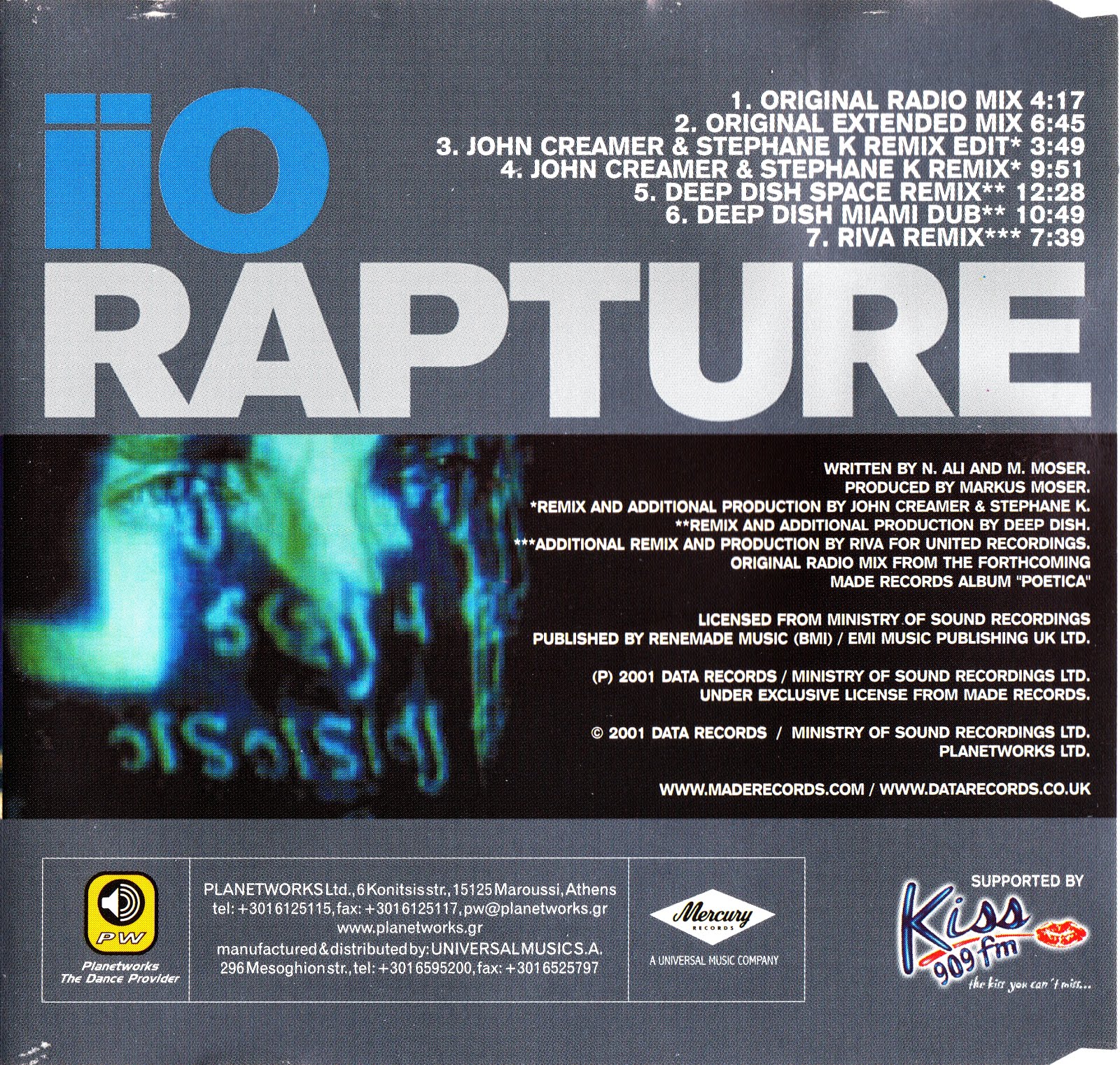 radio retromix : iiO - Rapture (2001)