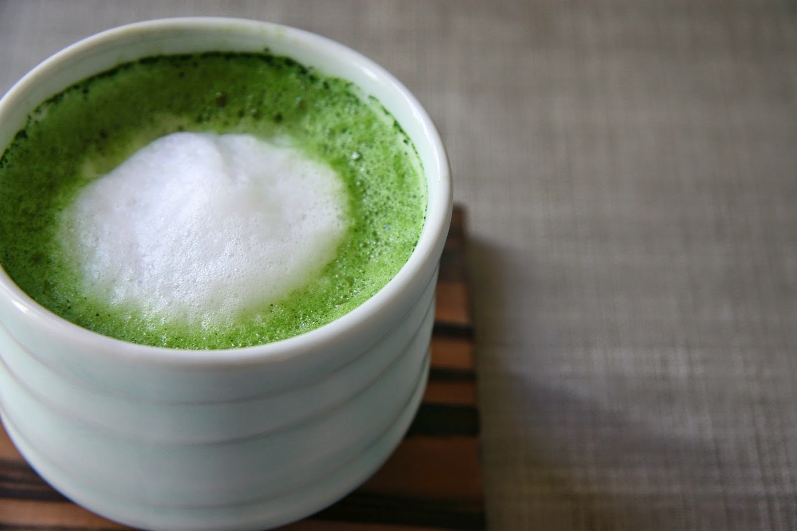 Frothy Matcha Latte