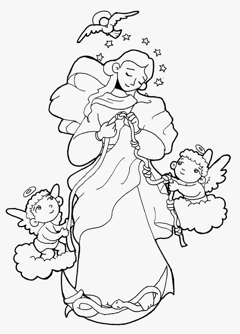 ® Blog Católico Navideño ®: IMÁGENES DE LA VIRGEN MARÍA Y EL ESPÍRITU ...