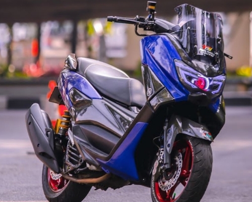 Modifikasi Nmax Hitam, Putih dan Abu Abu Terbaru 2020 - Dudungmaman07