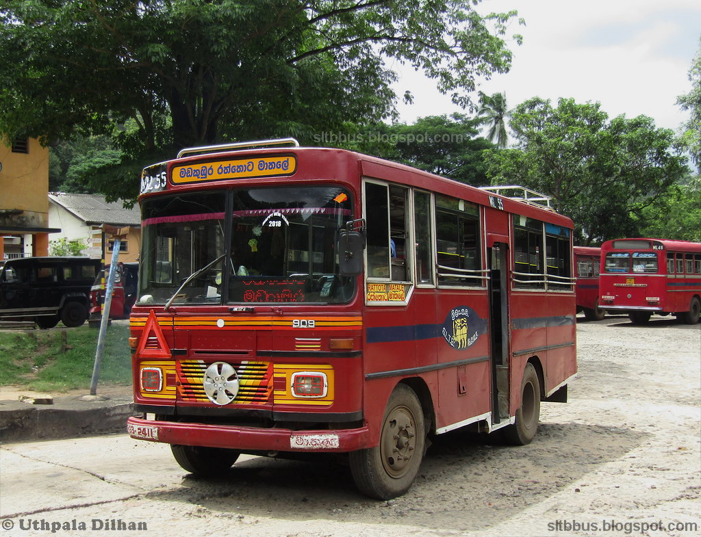 SLTB buses - ශ්‍රී ලංගම බස්: Ruby Bodied TATA LP 909/36 bus from SLTB ...