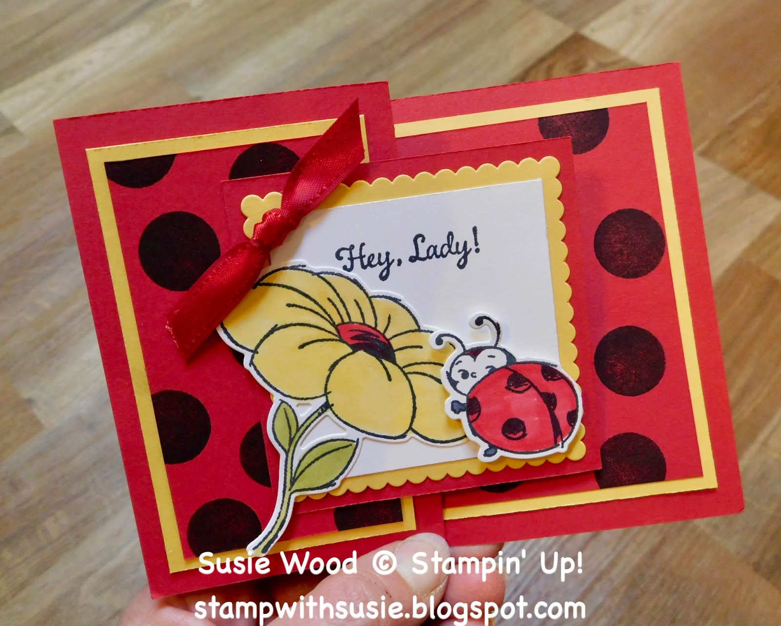 Stamp with Susie: Little Ladybug!