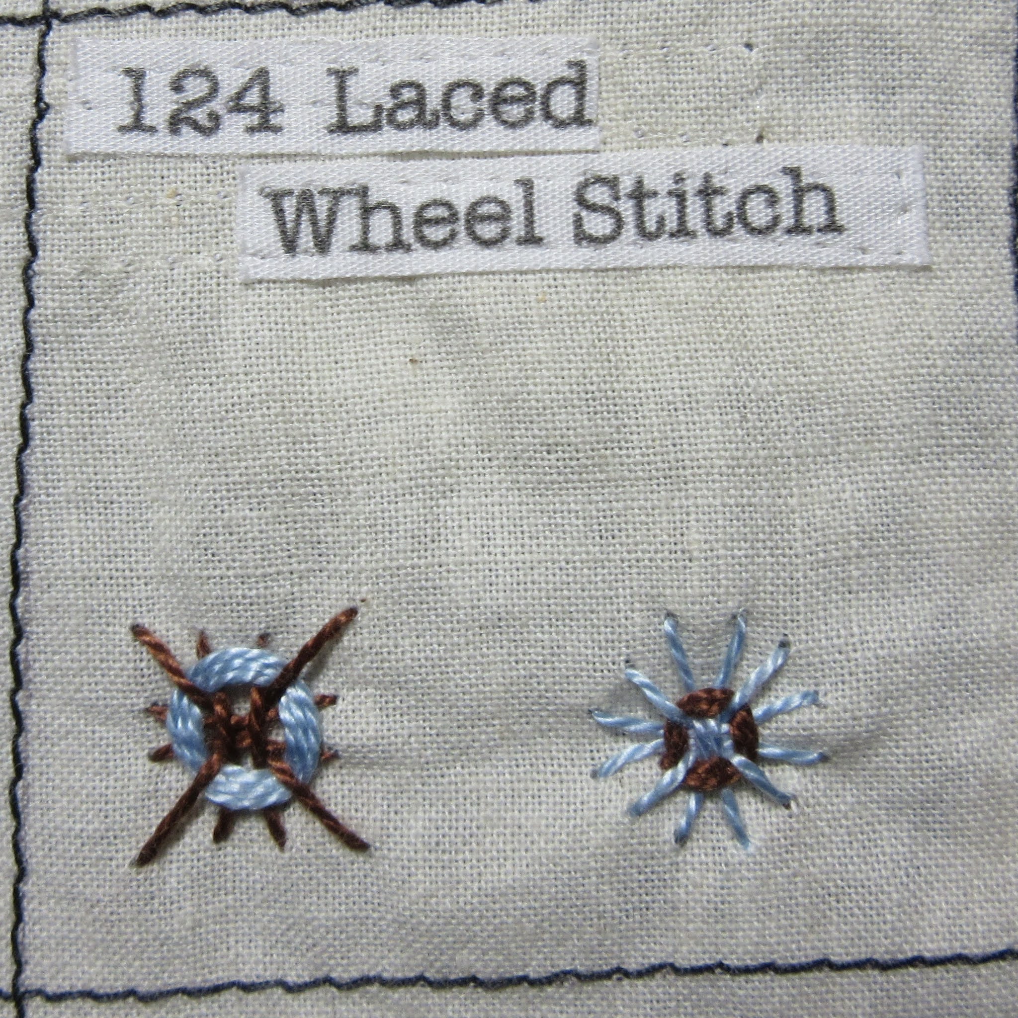 Queenie's Needlework: Sunday Stitch School - Lesson 147: Woven Circle ...