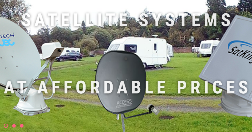 Access2Qld - Buy Automatic Satellite Dish for Caravans, Roof Mounted ...