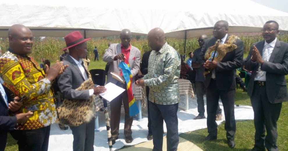 Jomba: installation officielle du nouveau chef de groupement