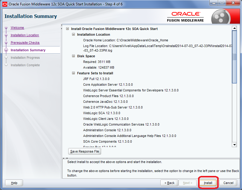 Oracle Soa 12c Step By Step Installation Oracle Fusion Middleware Blog