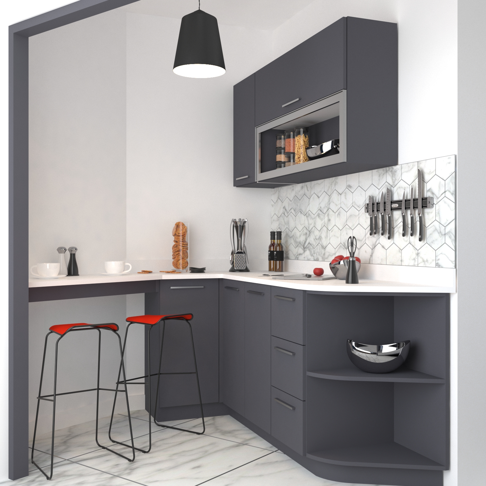 Diseño Cocineta de Oficina