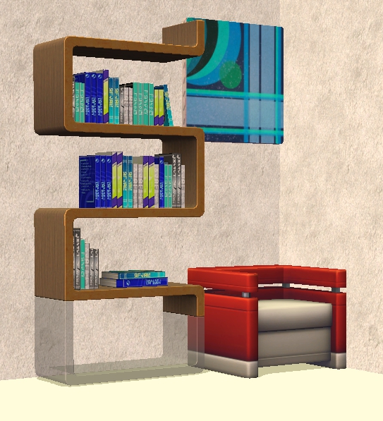 TheNinthWaveSims: The Sims 2 - The Sims 3 Into The Future Bookcase For ...