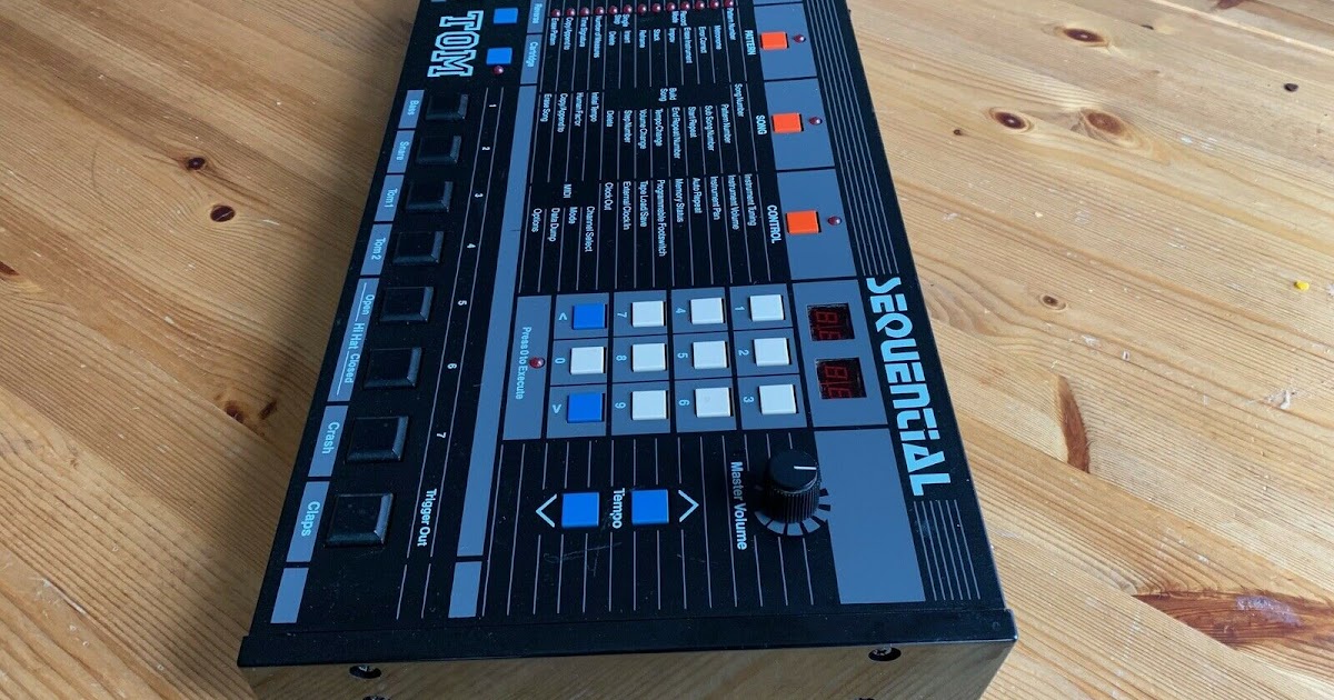 MATRIXSYNTH: Sequential Circuits Tom Drum Machine