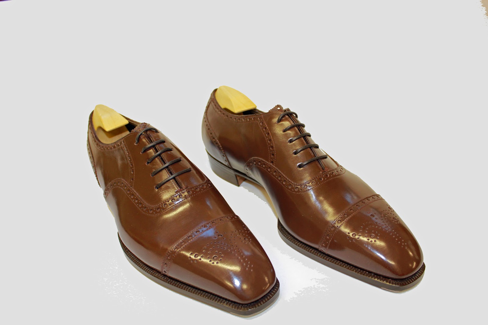 The Shoe AristoCat: GJ Cleverley - a bespoke half brogue