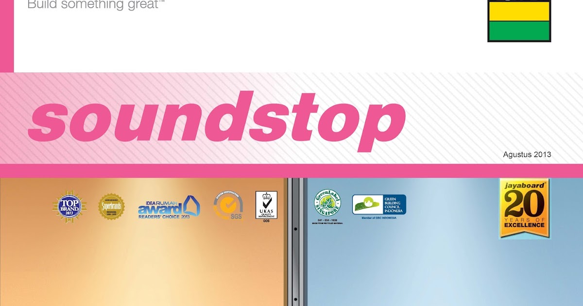 Brosur dan Spesifikasi Papan Gypsum Jayaboard Soundstop - Plafon dan ...