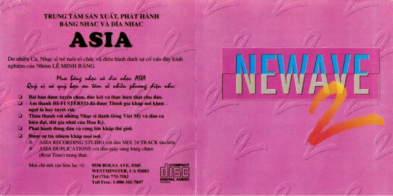 Asia CD 40 - New Wave 2 ~ Cover Nhạc Việt