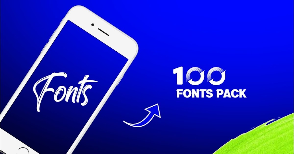 100+ Fonts Pack