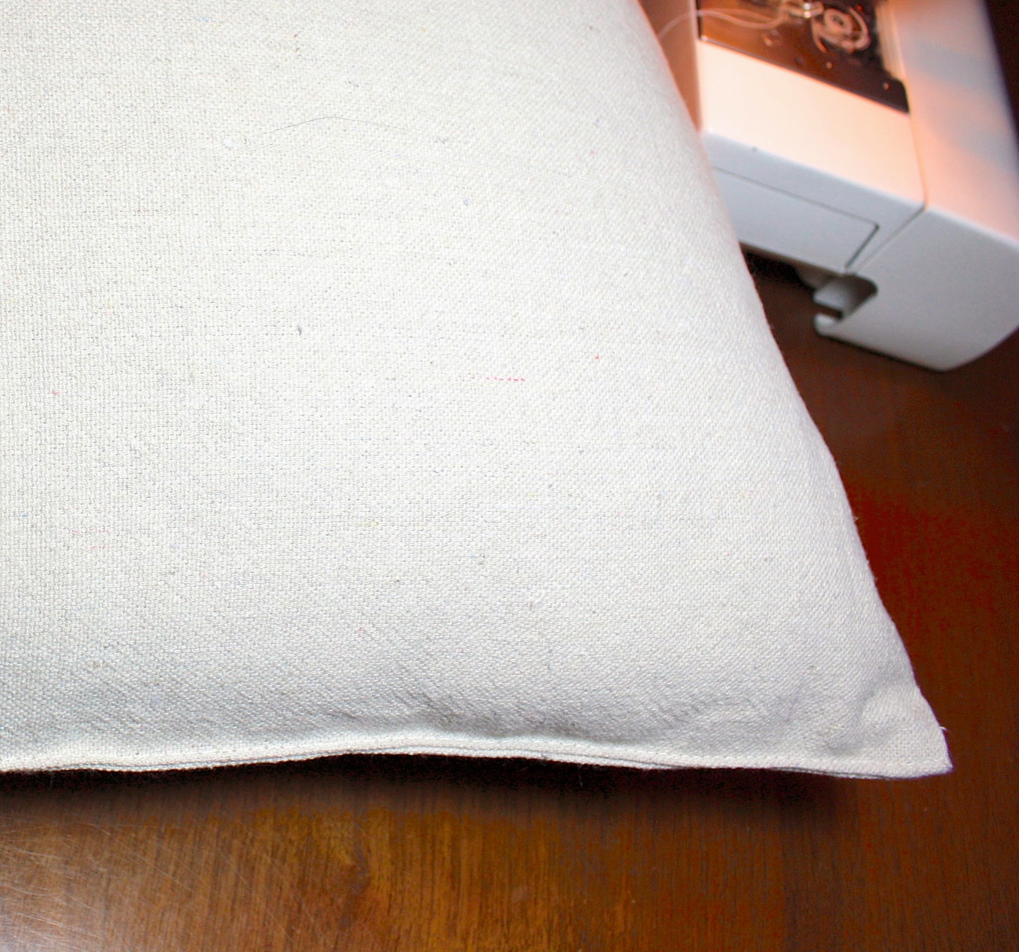 Artsybuildinglady: Drop Cloth Decorative Cushion