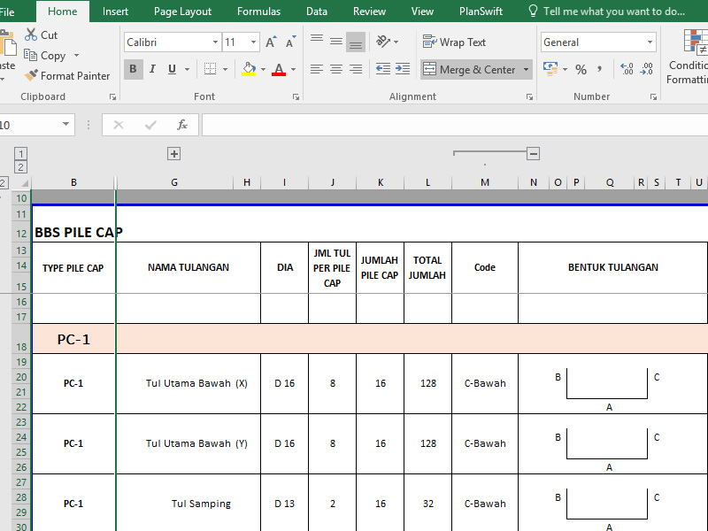 Bar bending schedule program in microsoft excel - mazstandard