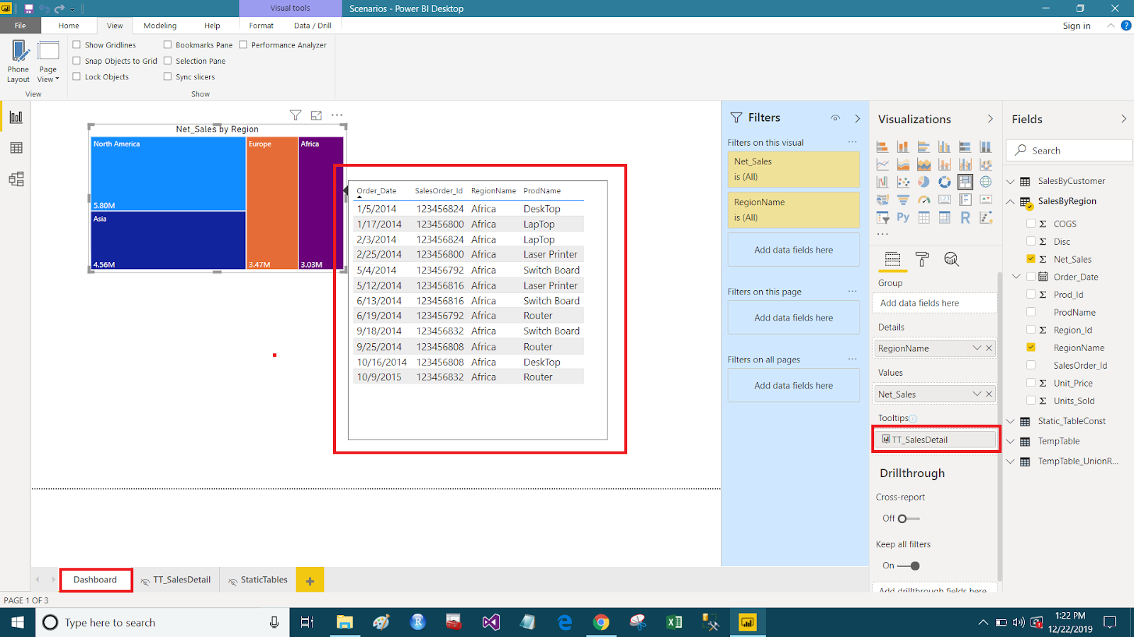 How to add a Custom Tool tip to a Visual in Power BI | Power BI ...