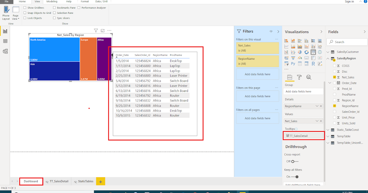 How to add a Custom Tool tip to a Visual in Power BI | Power BI ...