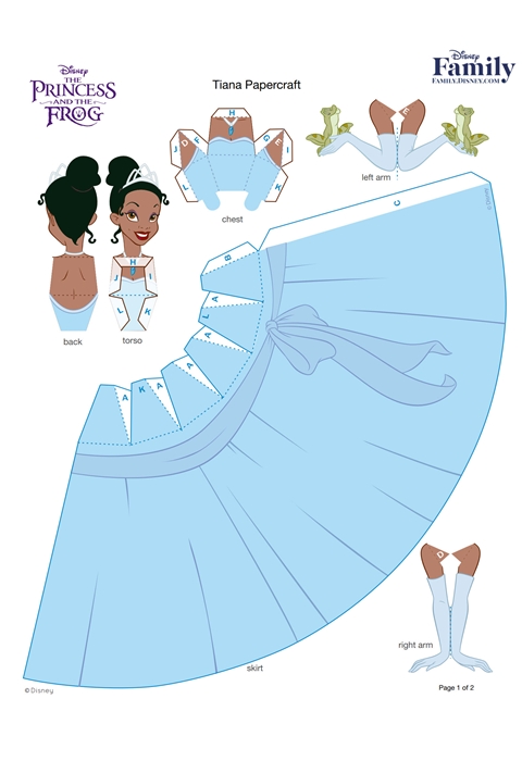 Princesse Disney en Papier - Tutoriel Papercraft Disney