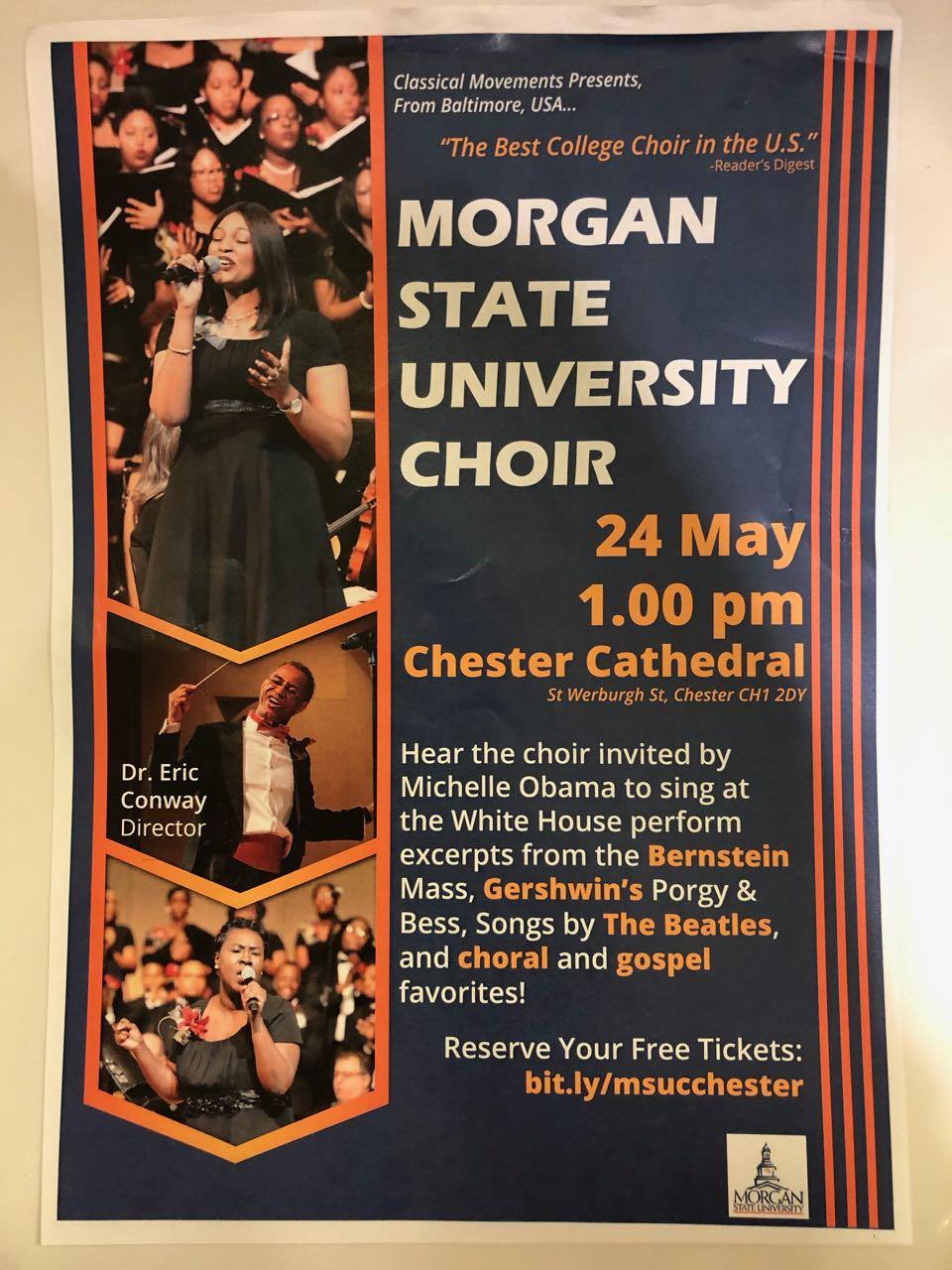 AfriClassical: Eric Conway: Day 5 of Morgan Choir Tour in Chester ...