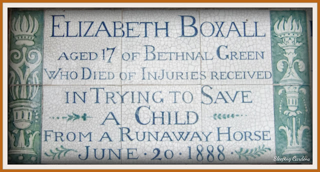 Sleeping Gardens: Heroic Self Sacrifice ~ Postman's Park