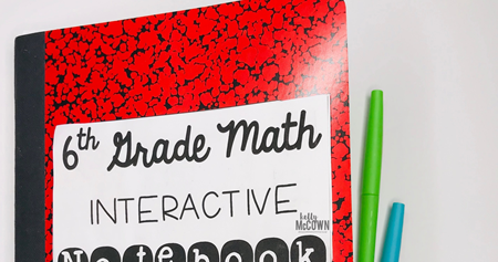 Kelly McCown: Interactive Math Notebooks 6th Grade