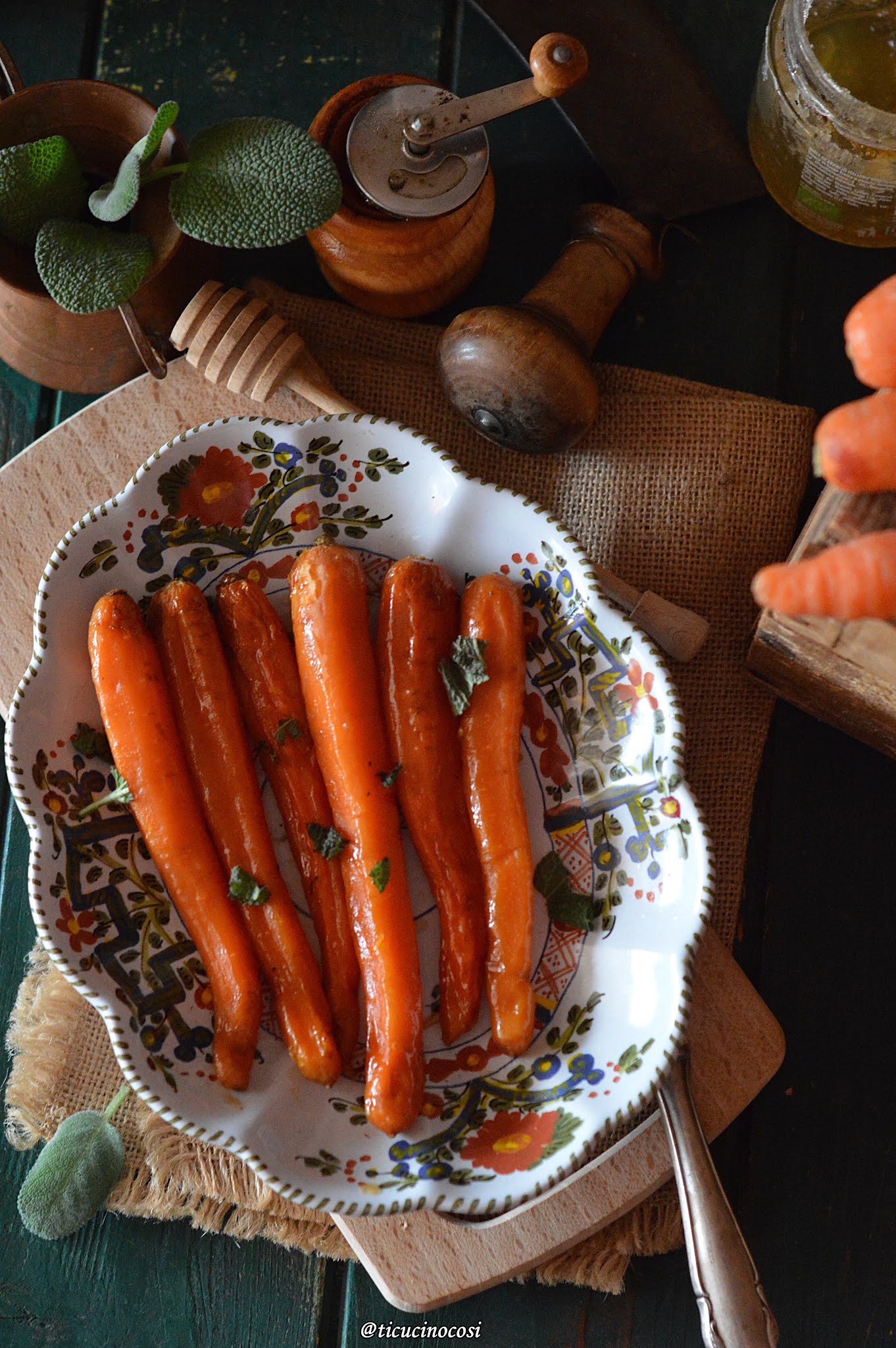 CAROTE GRIGLIATE GLASSATE