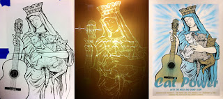 free poster review: New Cat Power Poster by Two Rabbits Studios (LA)