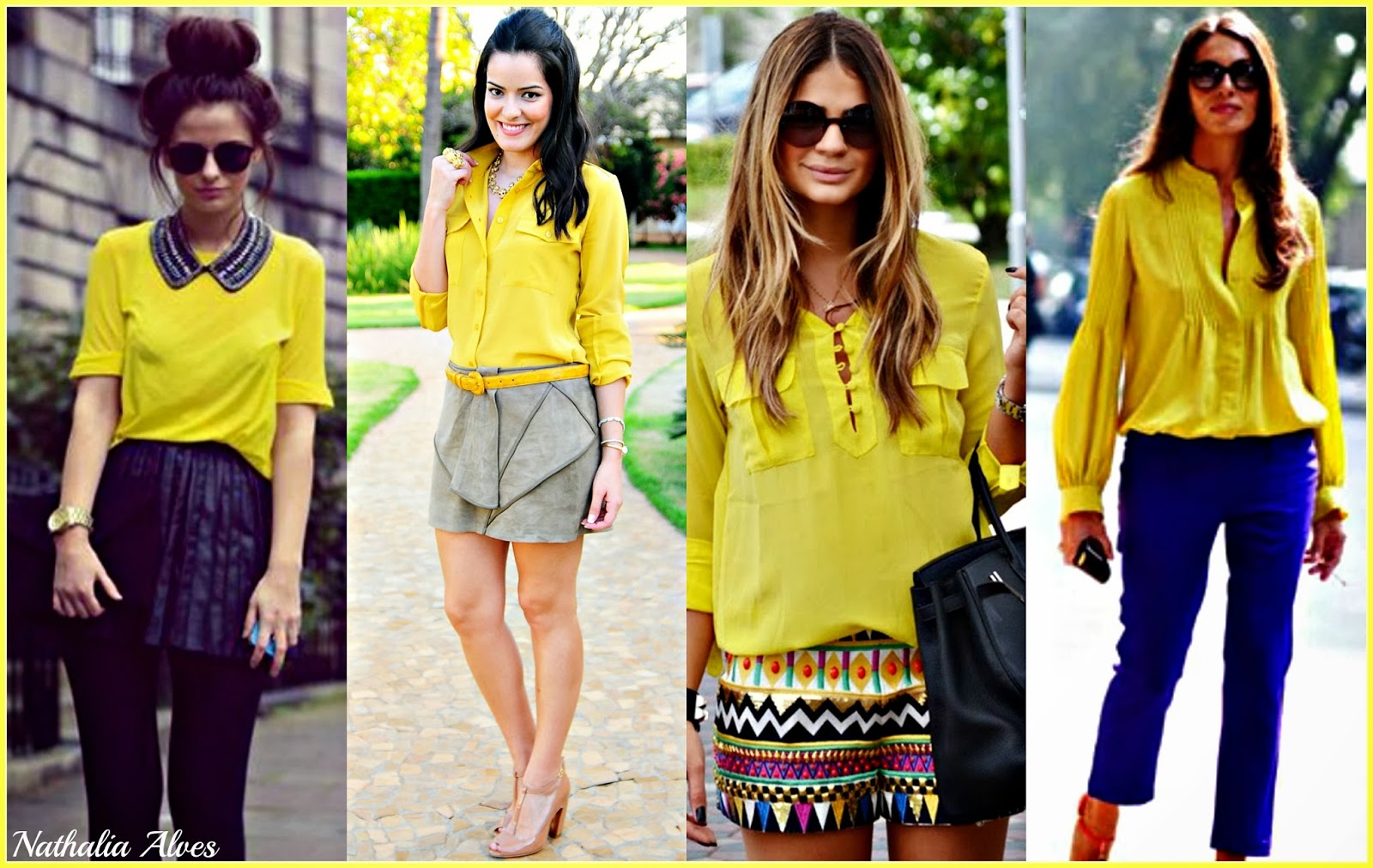 Looks com Amarelo - Você Usaria? | Nathalia Alves
