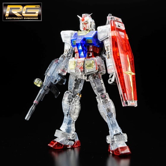 Gundam Meisters: RG 1/144 - RX-78-2 Gundam (Clear Color Ver.) [The Art of Gundam Limited Edition]