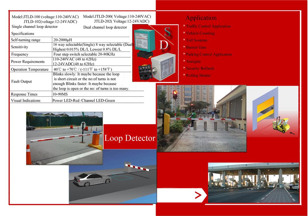 JUTAI Loop Detector are the most commonly used vehicle detector for ...