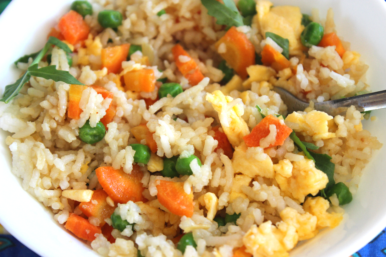 ..su Karamele..: Ryžiai su daržovėmis kinietiškai