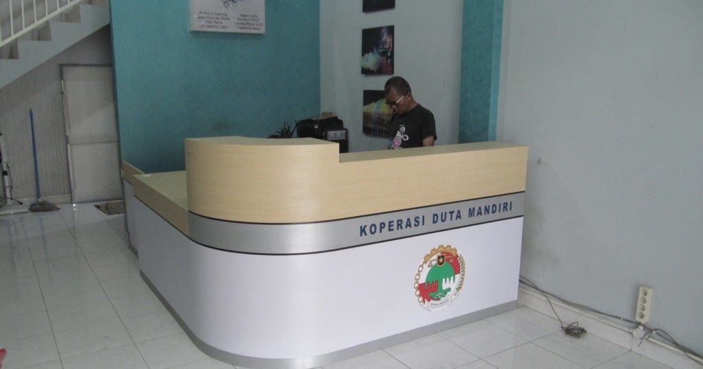 Meja Customer Service Model Lengkung Furniture Semarang | Furniture ...