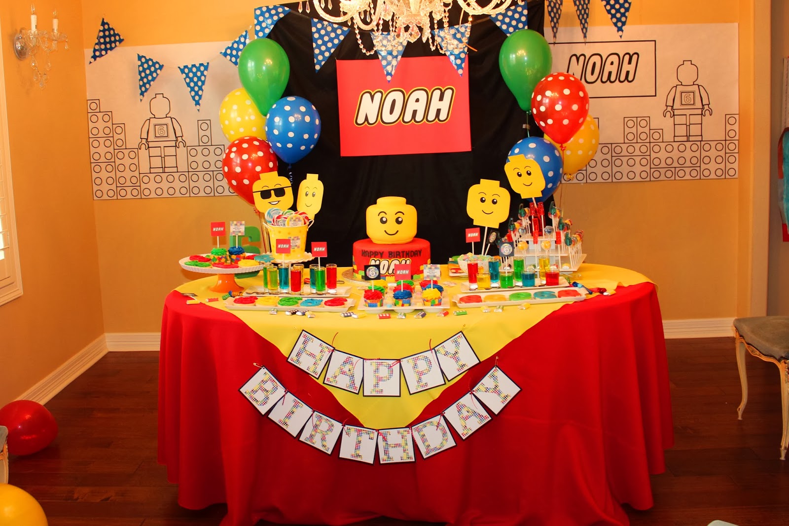 Choosing Joy Today: Noah's Lego Party Dessert Table