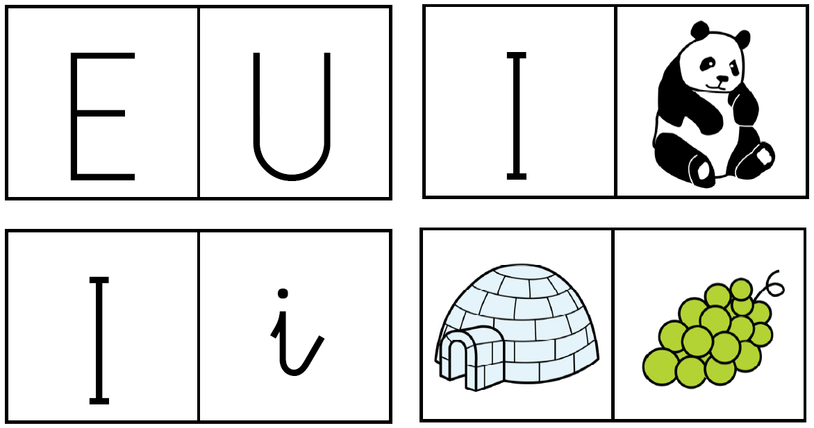Atención a la diversidad: DOMINÓ DE VOCALES