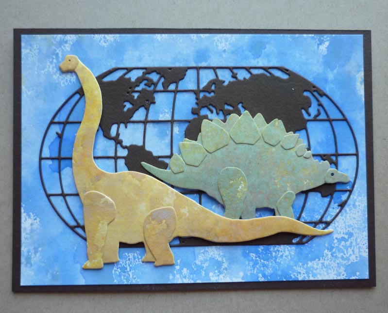 A Scrapjourney: Quick Dinosaur Card!