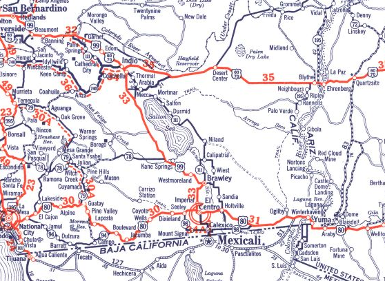 California State Route 111 in Coachella Valley